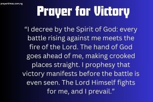 50 Powerful Prayer Points on Victory With Bible Verses