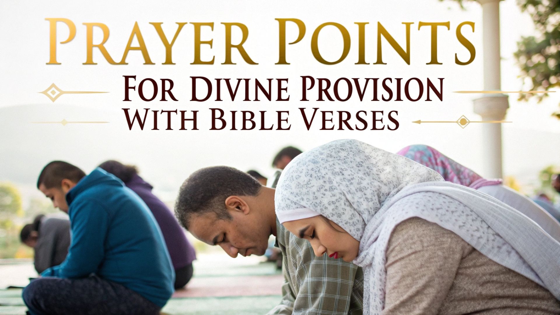 28 Powerful Prayer Points for Divine Provision With Bible Verses